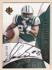 shonn-greene-rookie-card – GMA Grading, Sports Card Grading