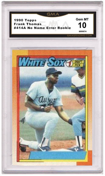 Frank Thomas Rookie Cards and Baseball Card Values – GMA Grading ...