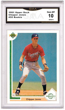 Top 3 Chipper Jones Rookie Cards – GMA Grading, Sports Card Grading