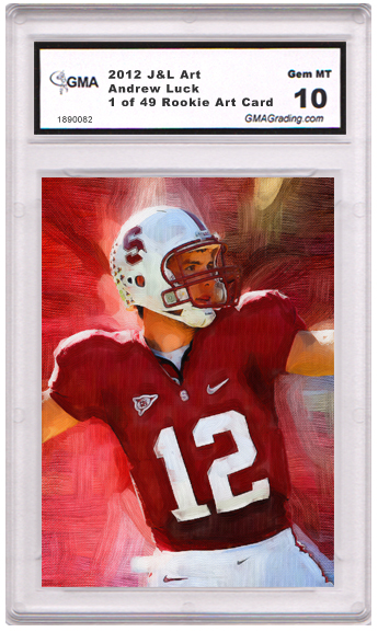 Andrew Luck rookie card – GMA Grading, Sports Card Grading