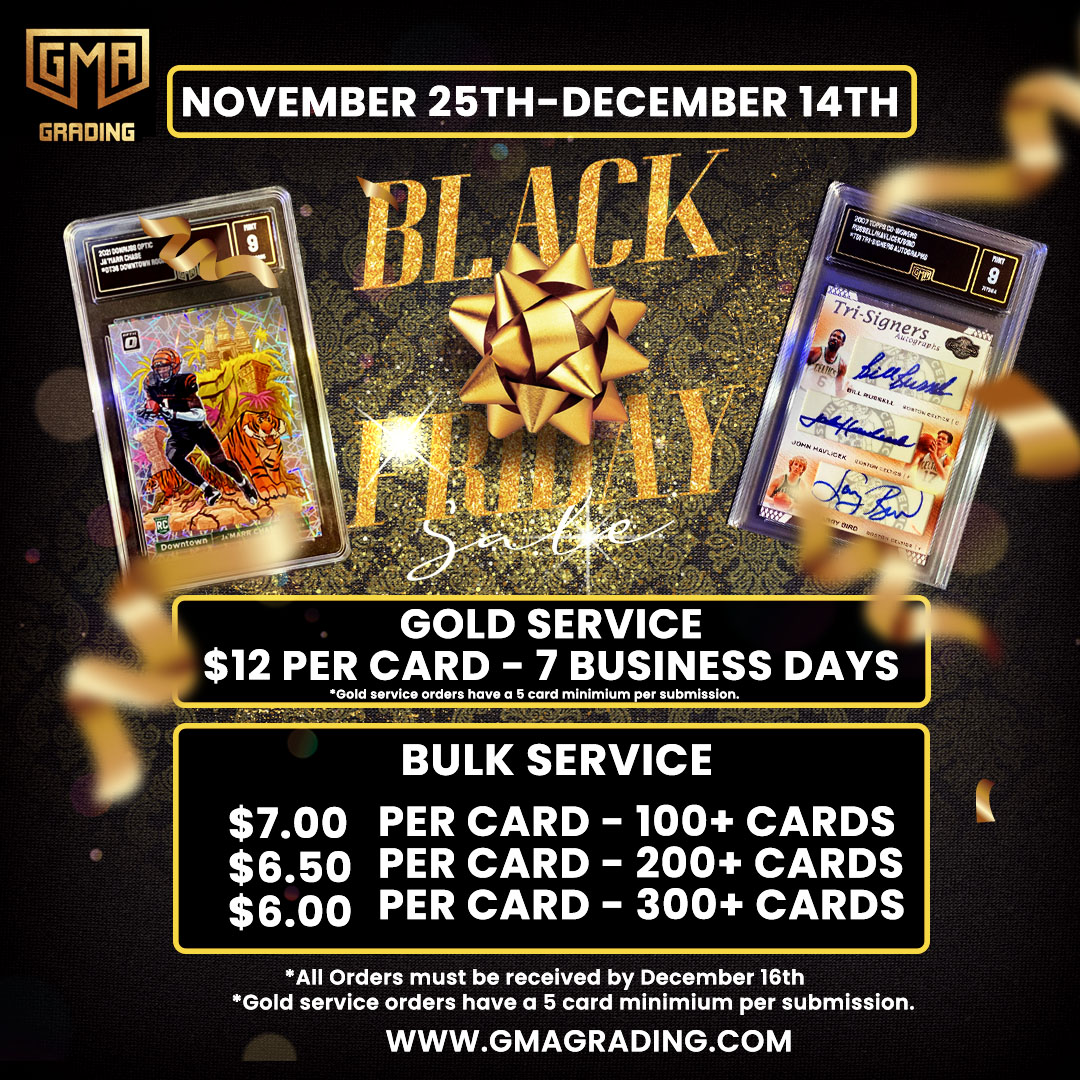 GMA Grading, Sports Card Grading – and most affordable pricing in GMA ...